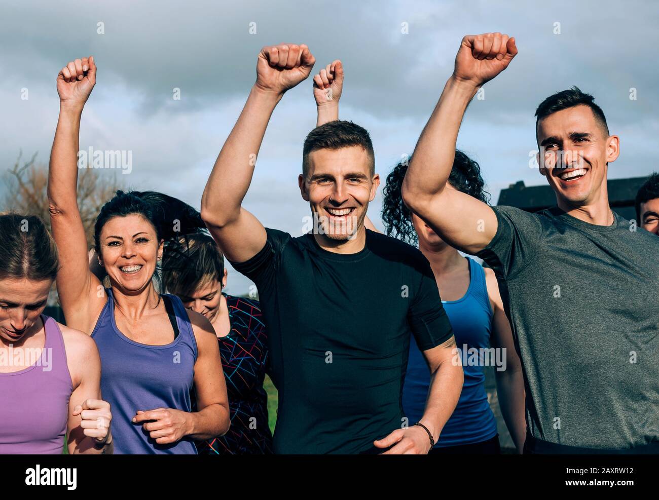Female Runner Ready Start Race High Resolution Stock Photography and ...