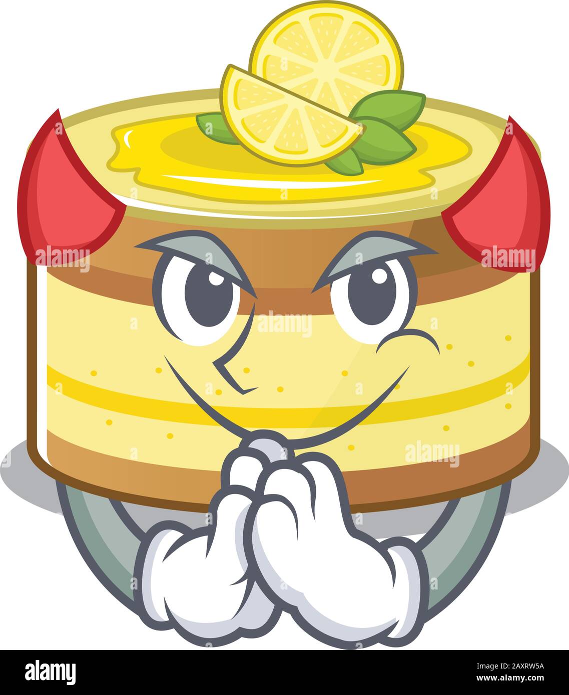 Devil lemon cake Cartoon in character design Stock Vector Image & Art ...