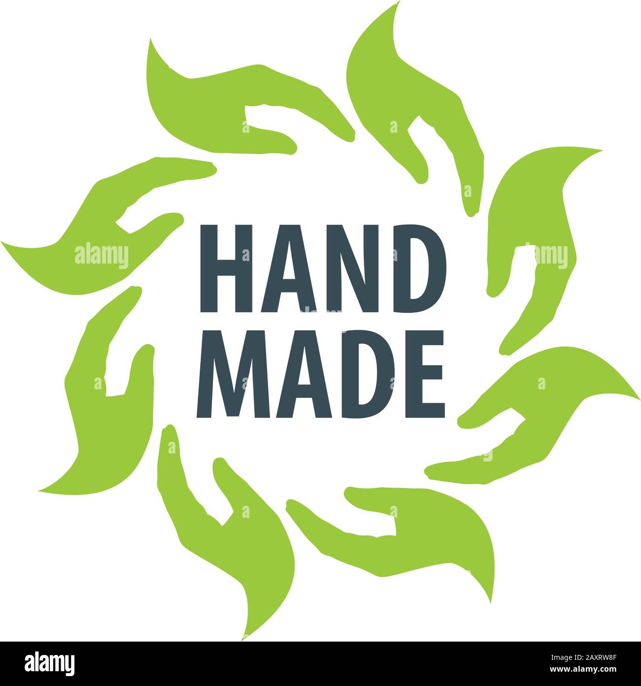 Vector icon handmade on a white background Stock Vector Image & Art - Alamy