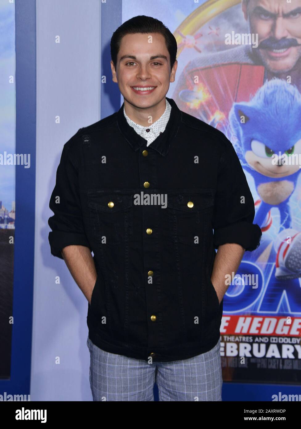 Los Angeles, USA. 12th Feb, 2020. Jake T. Austin attends a "Sonic The ...