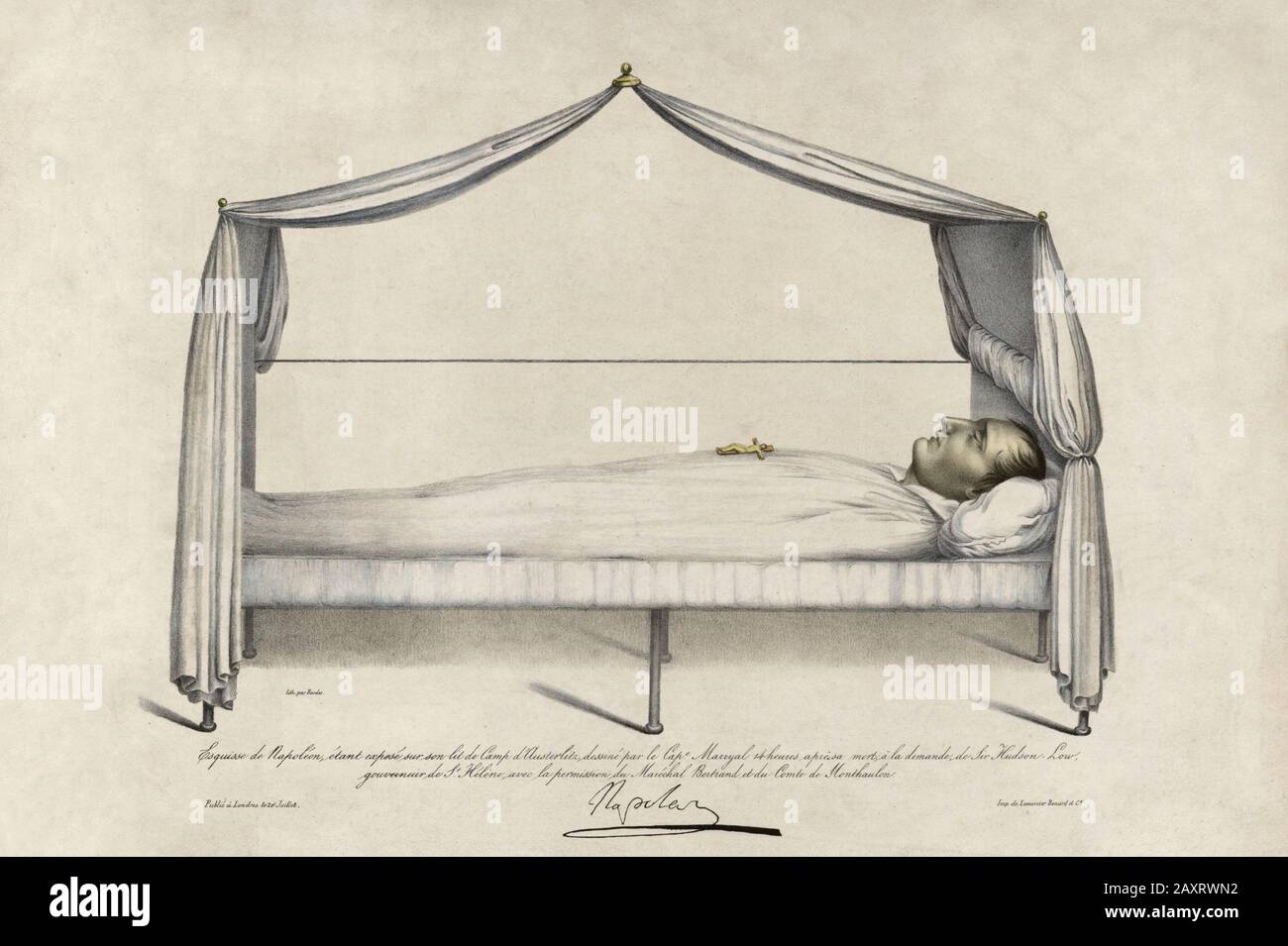 Death Of Napoleon Bonaparte High Resolution Stock Photography and ...