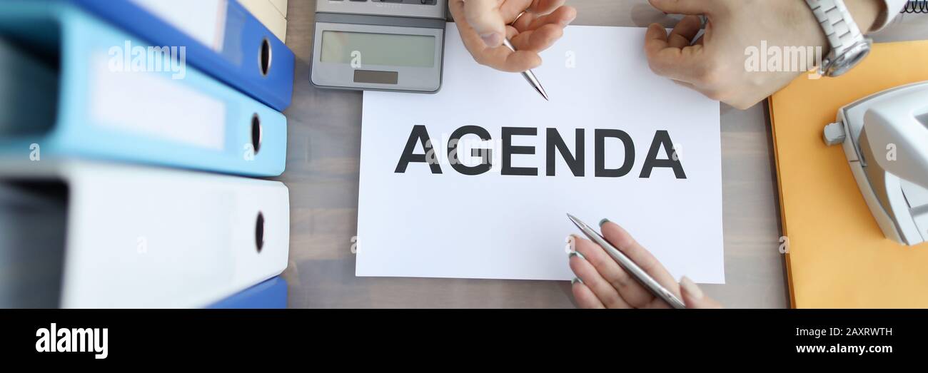 Two presentable people on workplace Stock Photo - Alamy