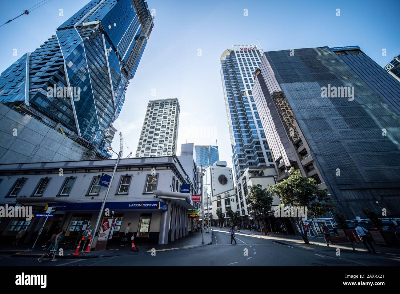 Auckland city centre and surrounding, New Zealand Stock Photo - Alamy
