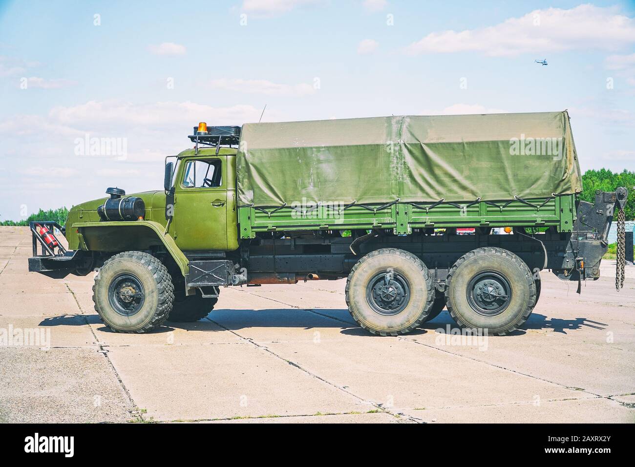 Old Soviet military vehicle for transporting soldiers Stock Photo - Alamy