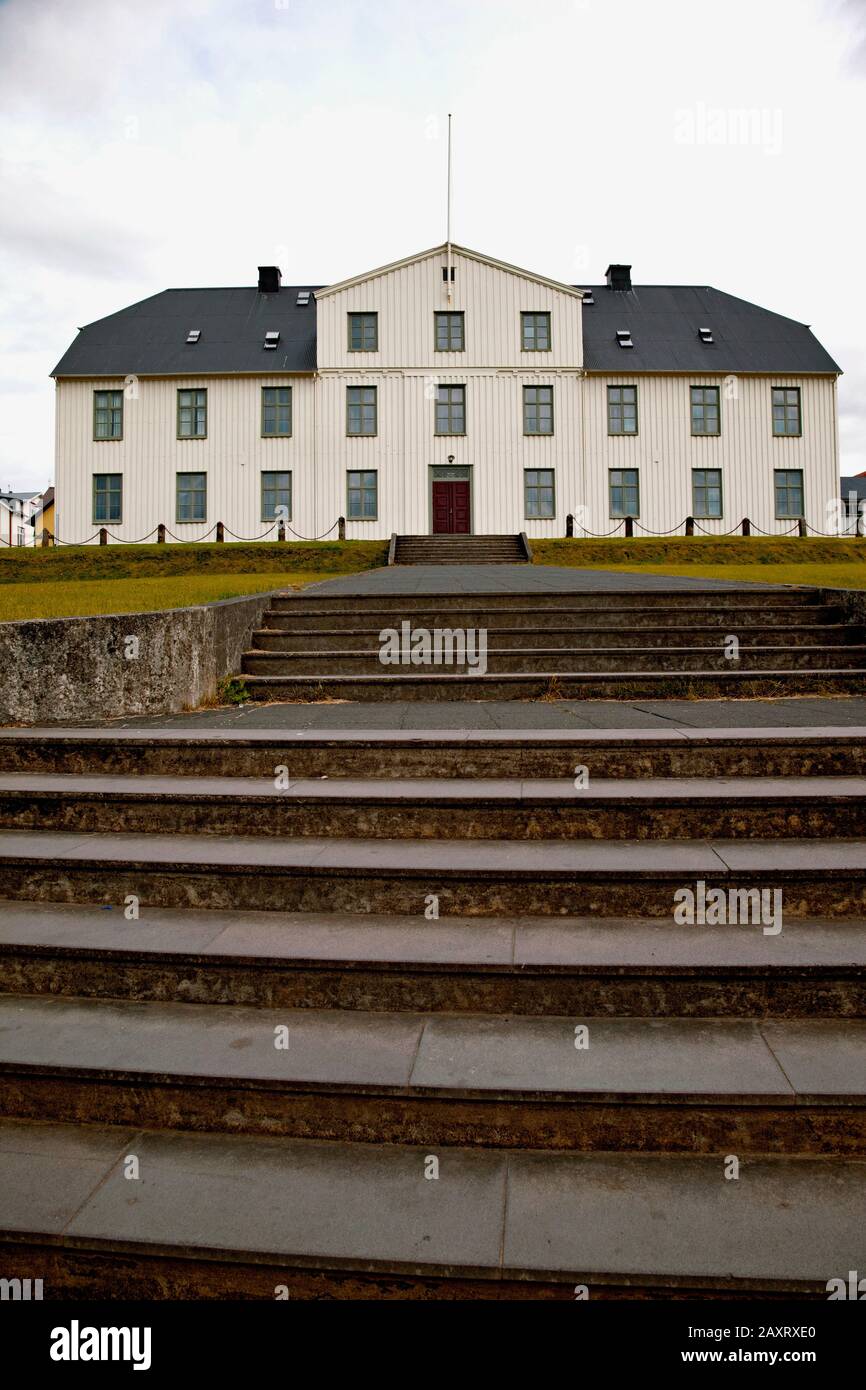 School, stairs, city, Iceland, Reykjavik Stock Photo - Alamy