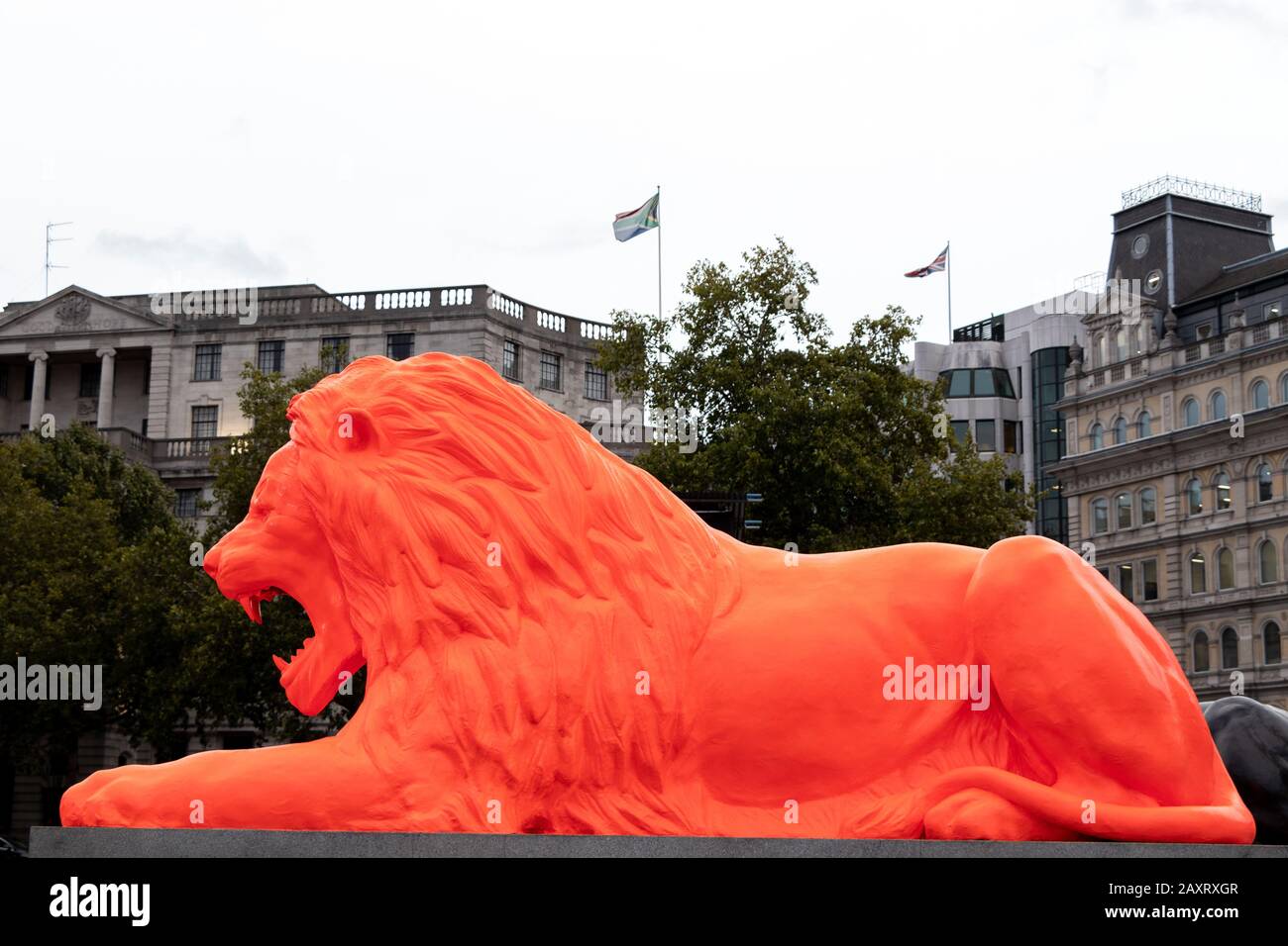 London, UK - September 20 2018: Art installation called 'Please feed ...