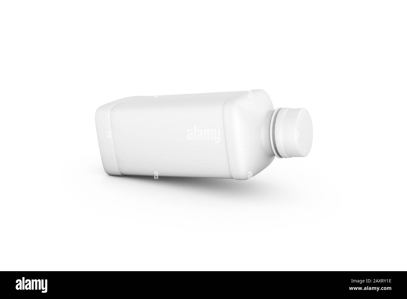 3d rendering of realistic plastic bottle with cap mockup template ...