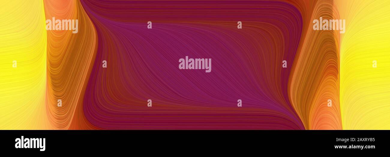 decorative header design with pastel orange, dark pink and bronze ...