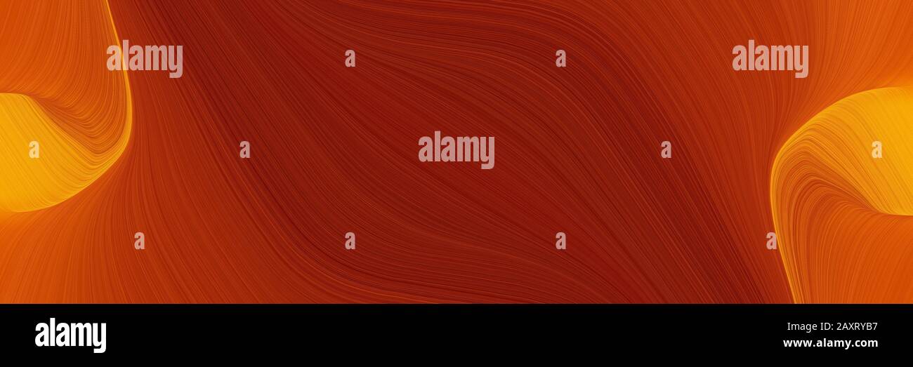 surreal header design with saddle brown, maroon and dark orange colors ...