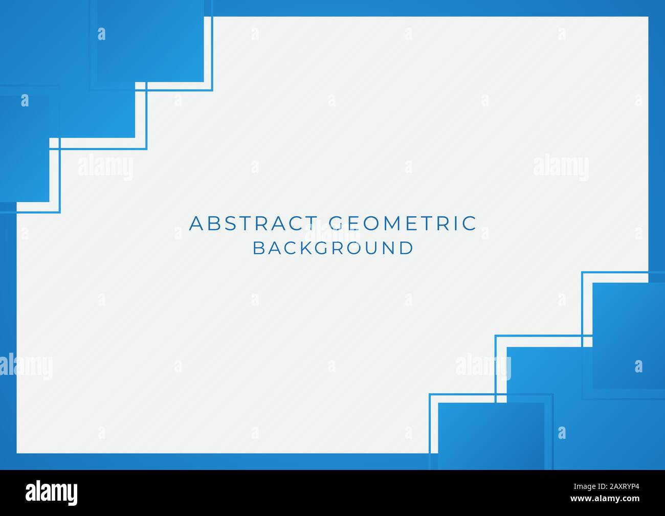 Square design geometric shape border blue color style background with ...