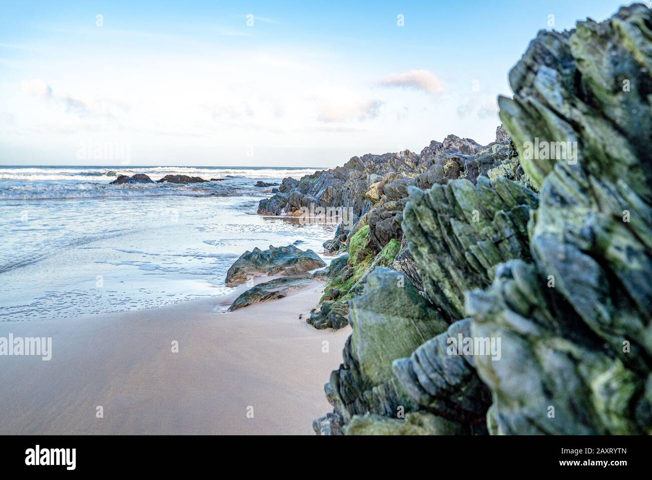 Culdaff beach, Inishowen Peninsula. County Donegal - Ireland Stock ...