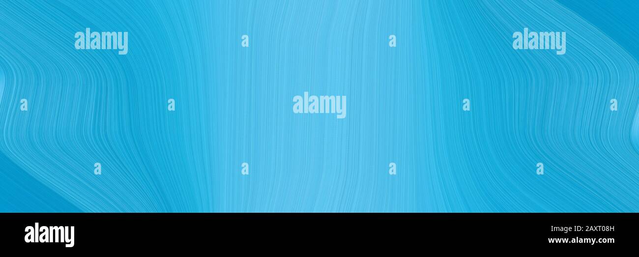 artistic designed horizontal banner with dodger blue, dark turquoise ...