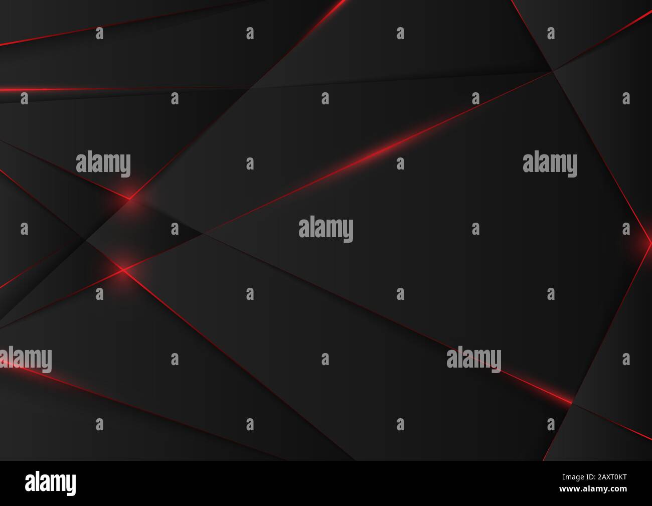 Black Abstract Background with Geometric Pattern Stock Vector Image ...