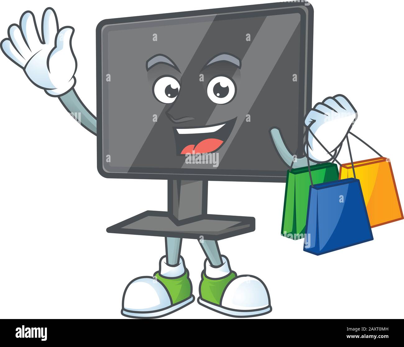 Animated Computer Waving