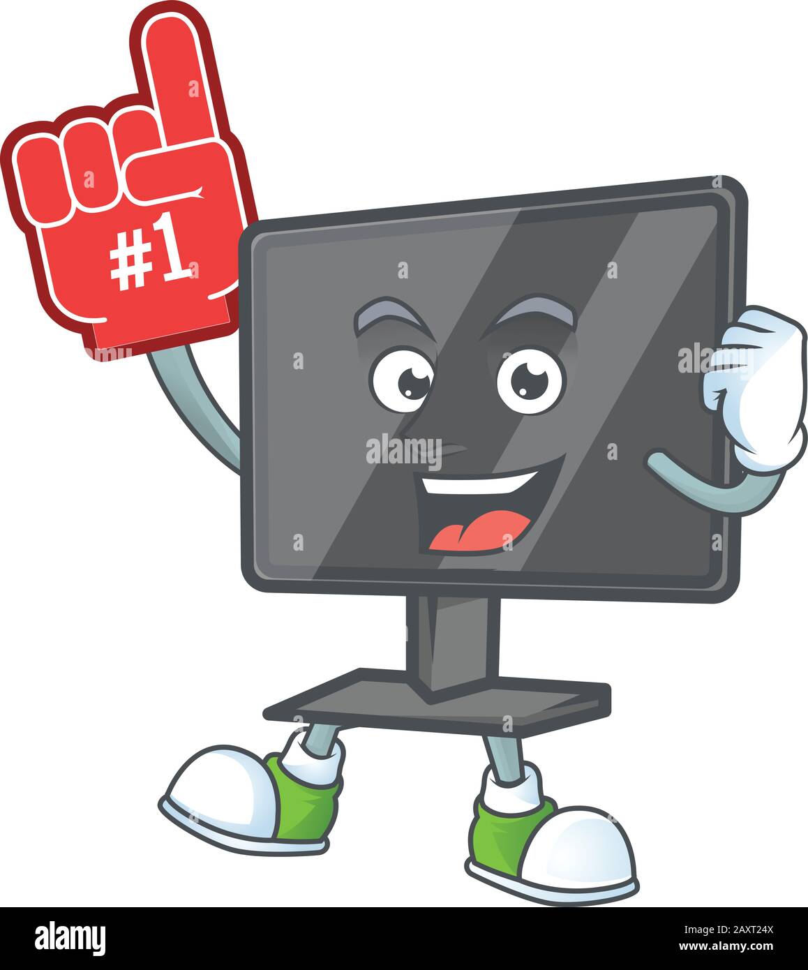 Foam monitor Stock Vector Images - Alamy