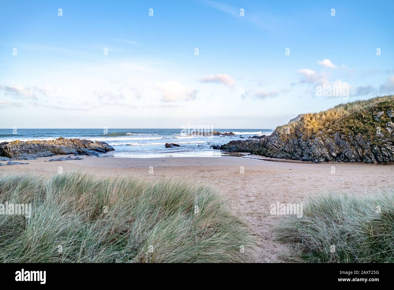 Culdaff beach, Inishowen Peninsula. County Donegal - Ireland Stock ...