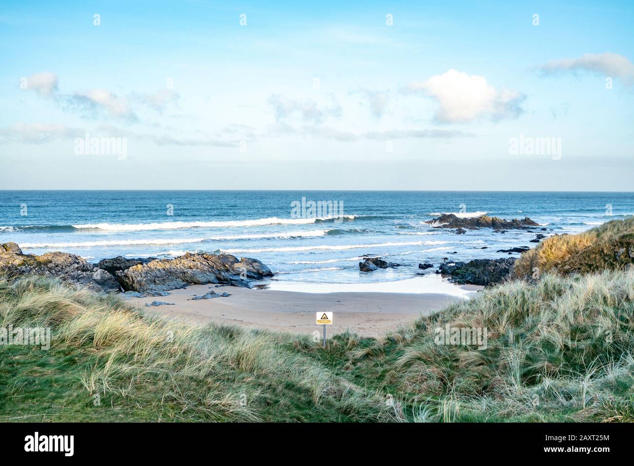 Culdaff beach, Inishowen Peninsula. County Donegal - Ireland Stock ...
