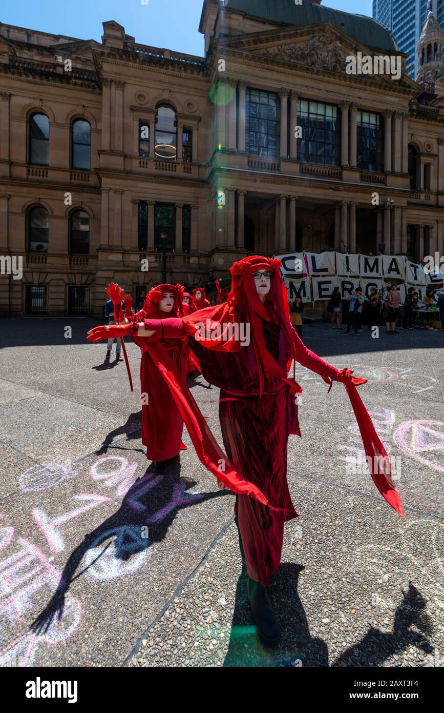 Sydney, Australia - October 8, 2019 - Red Rebels joined hundreds of ...