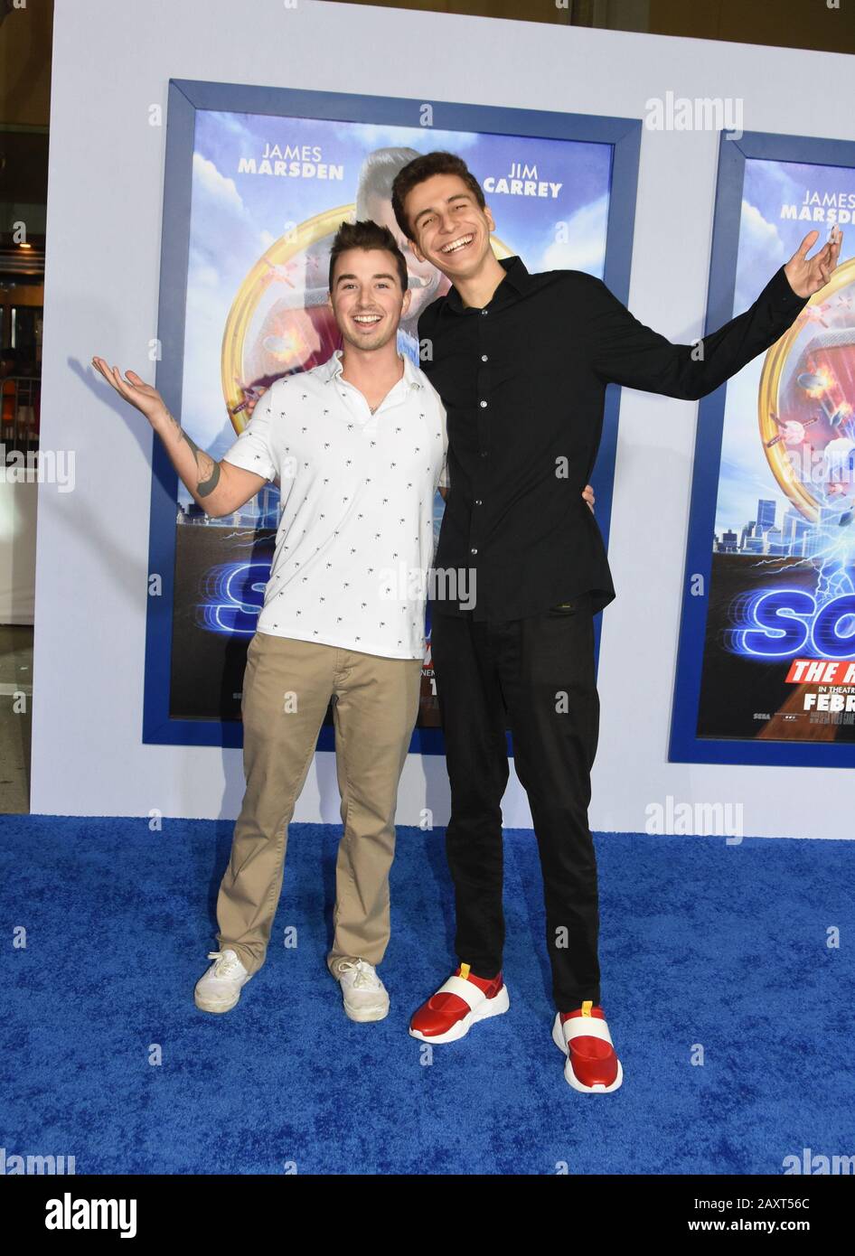 Westwood, California, USA 12th February 2020 Joe O'Toole and youtuber ...