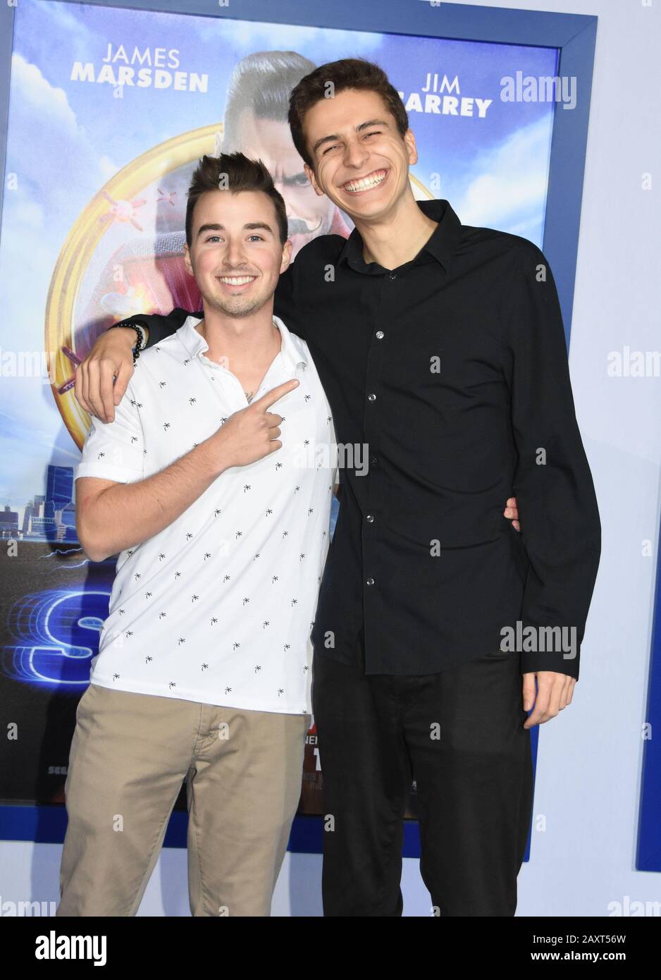 Westwood, California, USA 12th February 2020 Joe O'Toole and youtuber ...