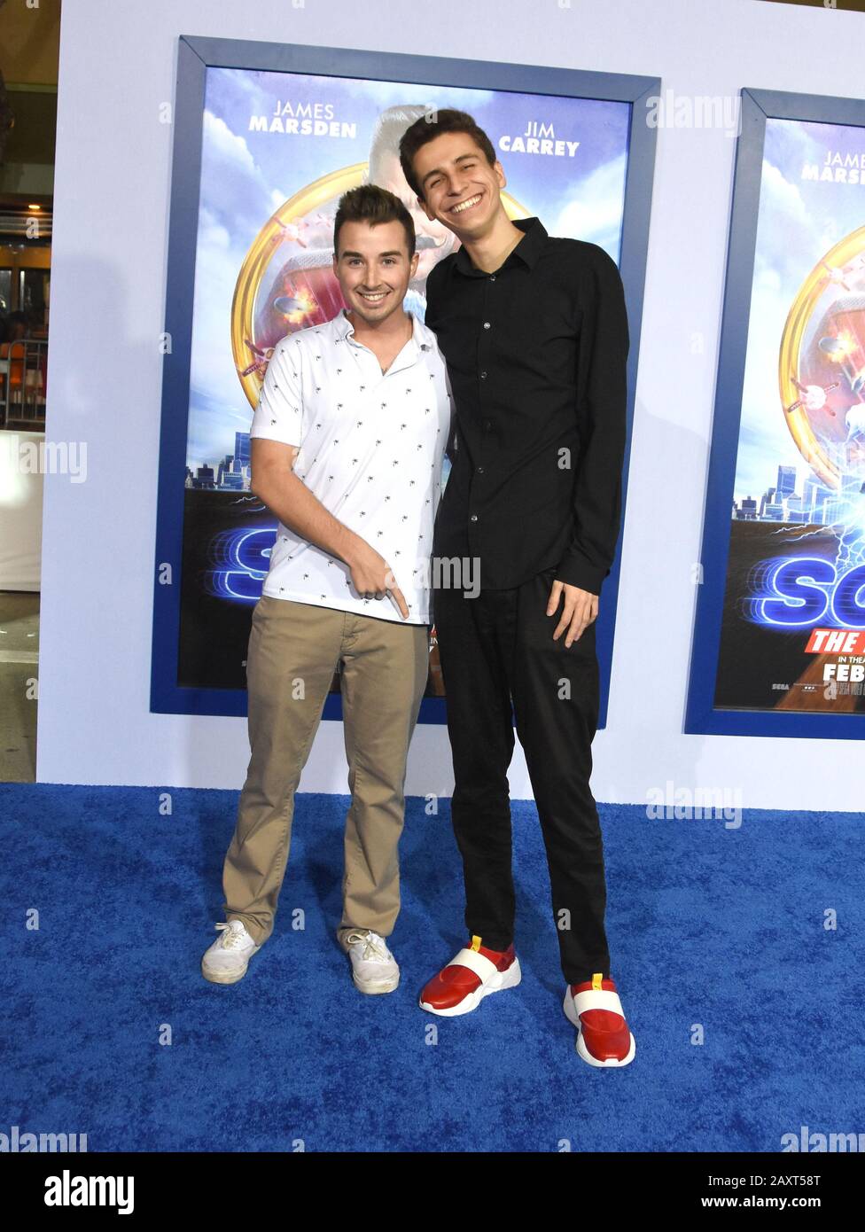 Westwood, California, USA 12th February 2020 Joe O'Toole and youtuber ...