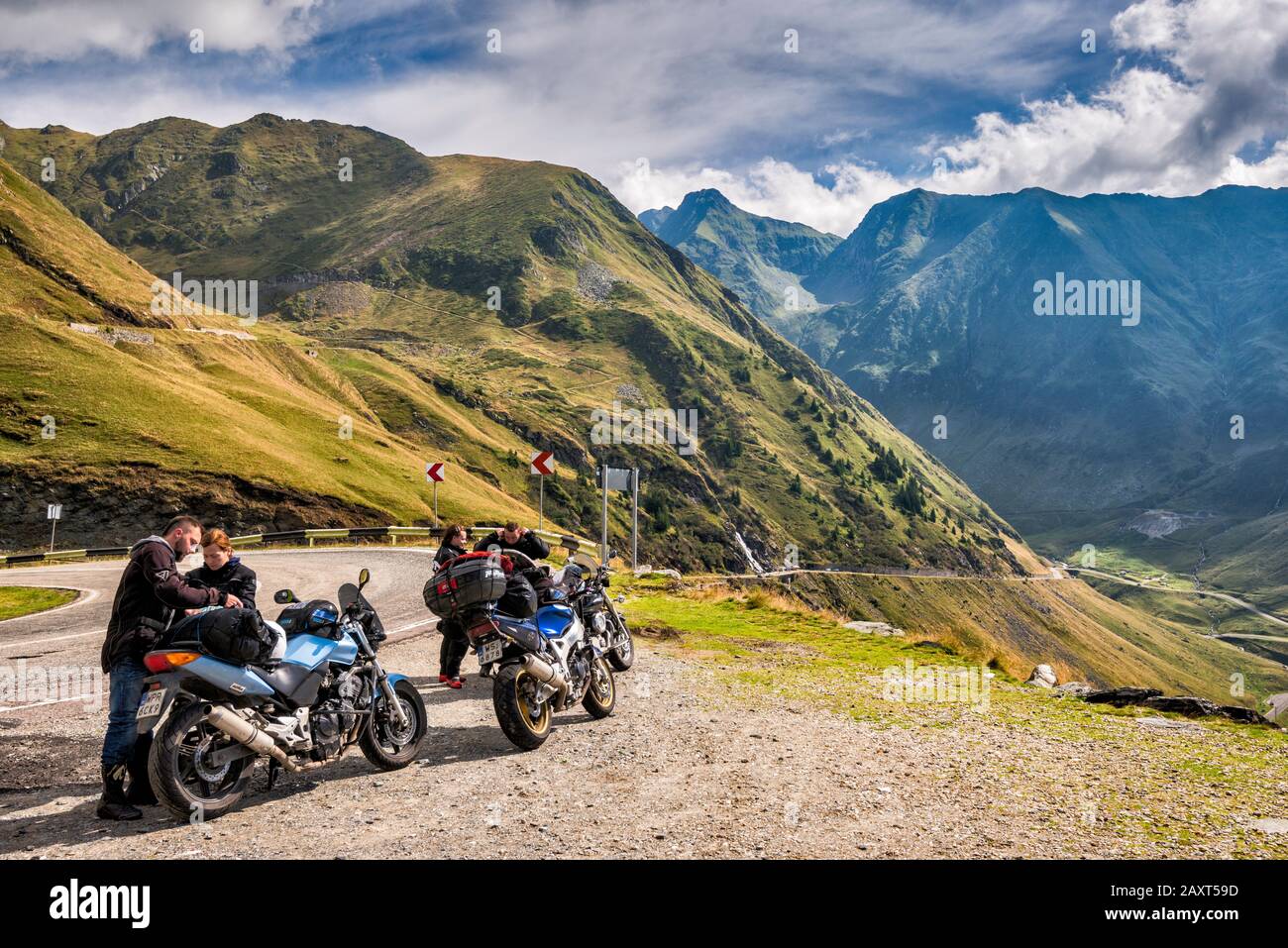 Motorcycle adventure alps hi-res stock photography and images - Alamy