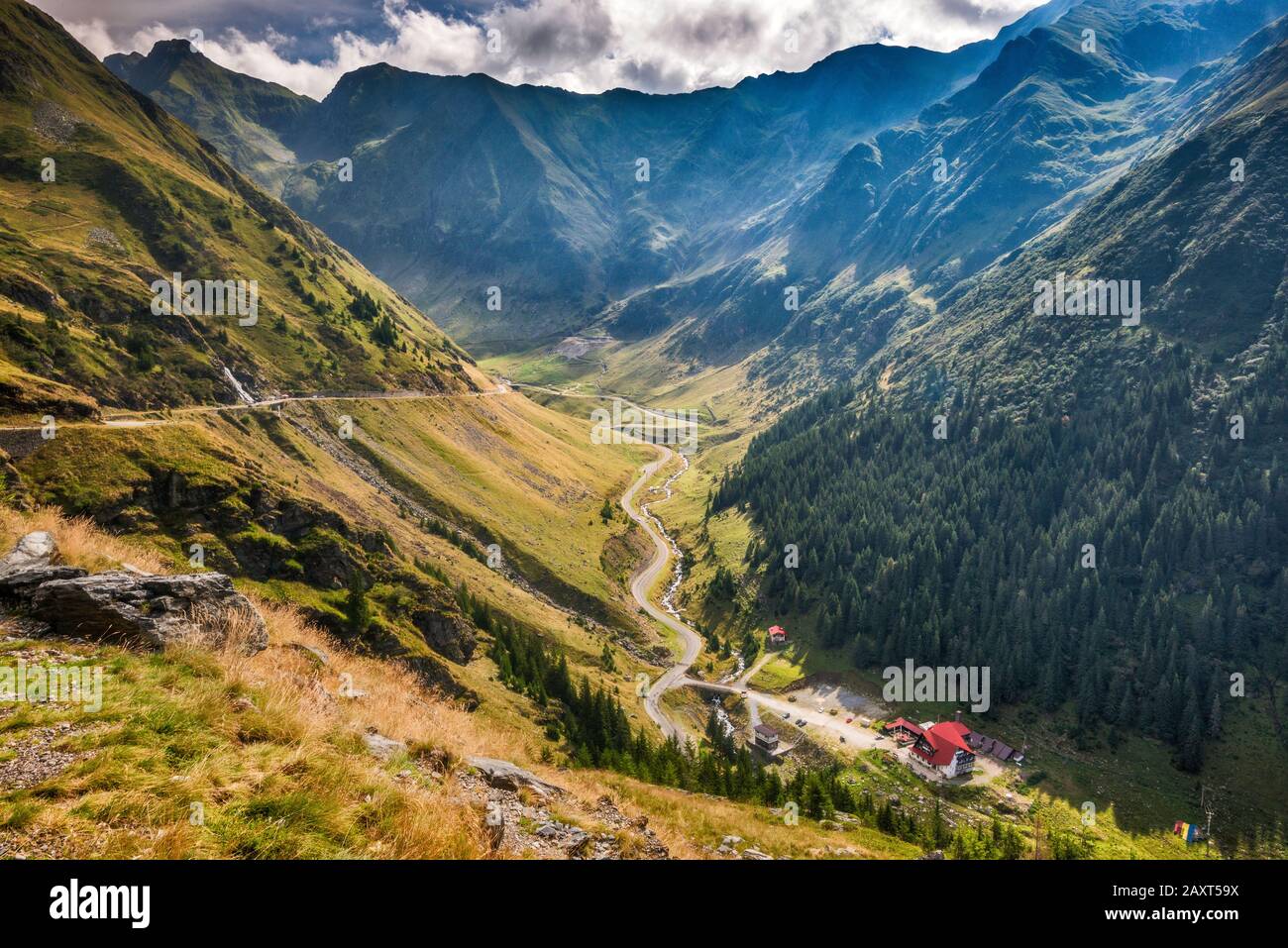 Transfagarasan Road, hotel in Capra Valley, Fagaras Mountains in ...