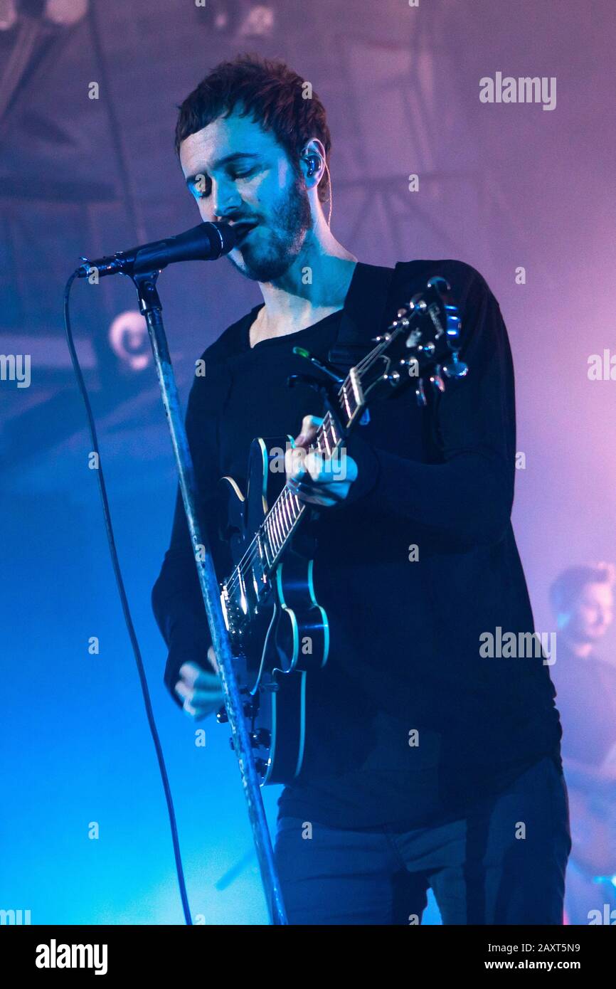 Tom Smith from English rock band Editors performs live at Alcatraz in ...