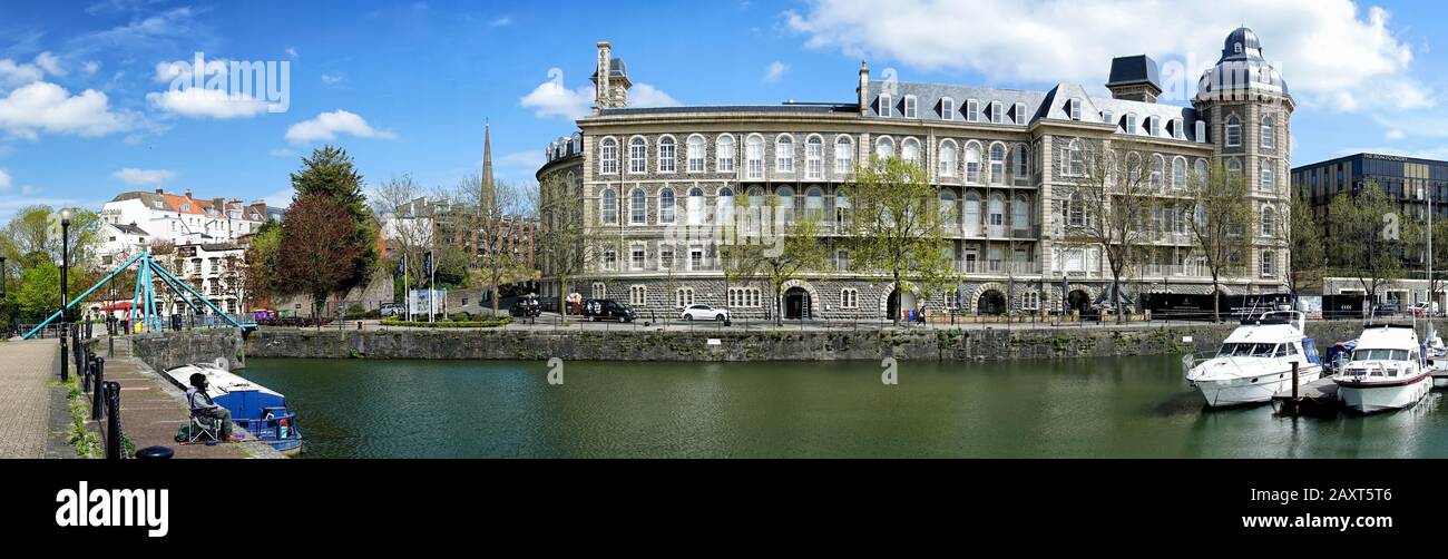View of the Bathurst Basin and the old Bristol General Hospital, part ...