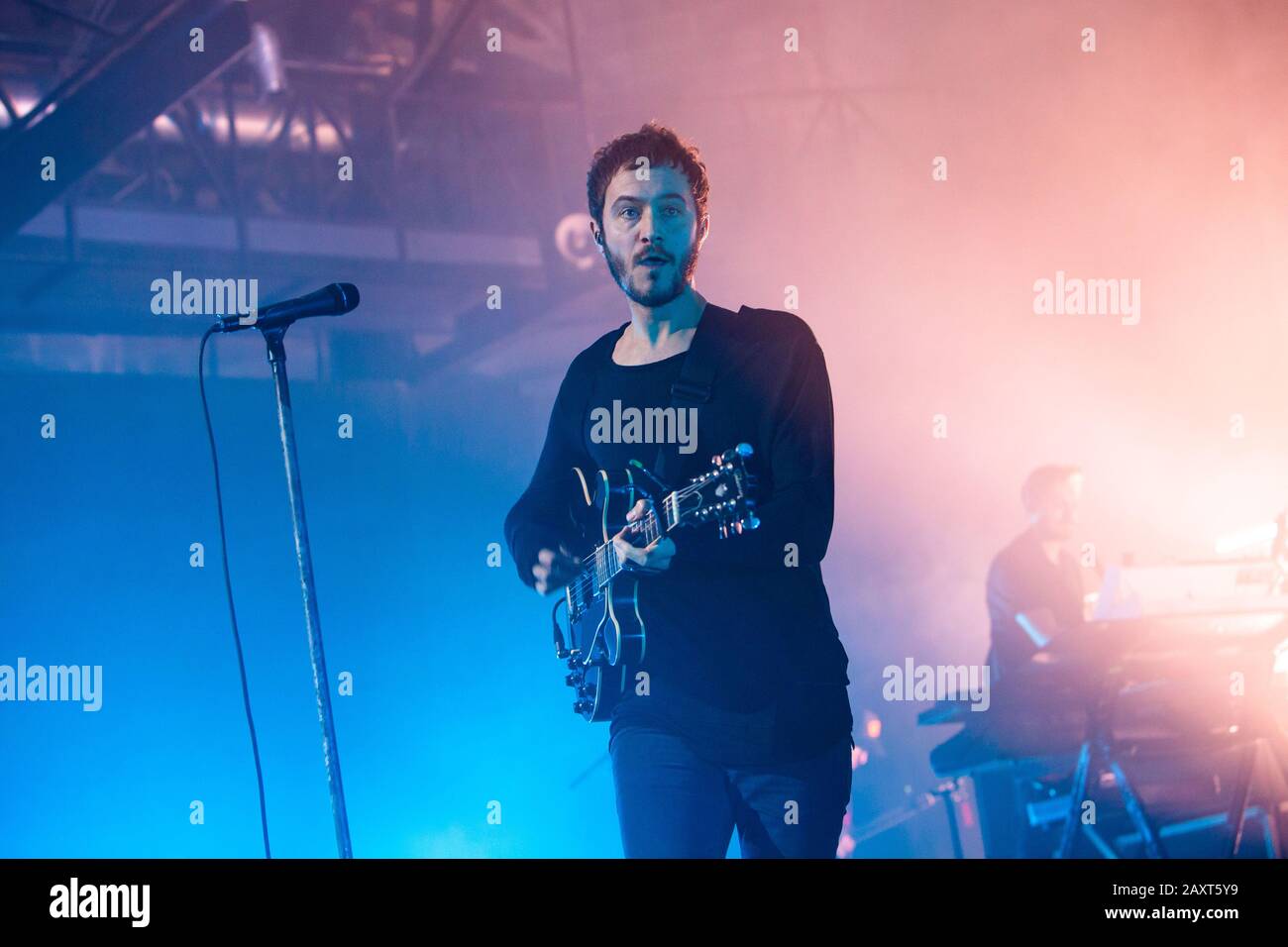 Tom Smith from English rock band Editors performs live at Alcatraz in ...