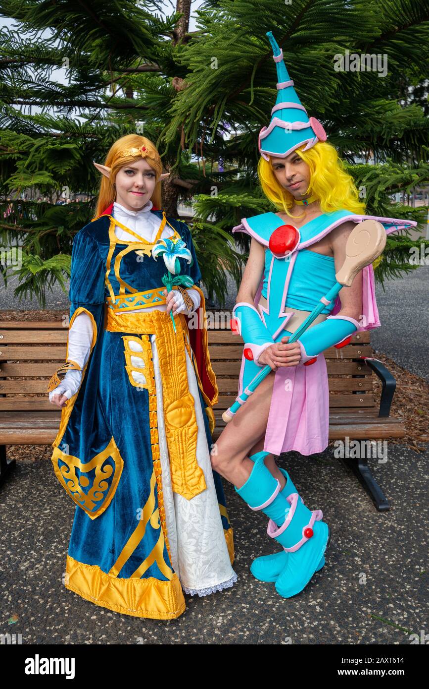 Sydney, Australia June 22, 2019: Cosplay fans gather the annual ...