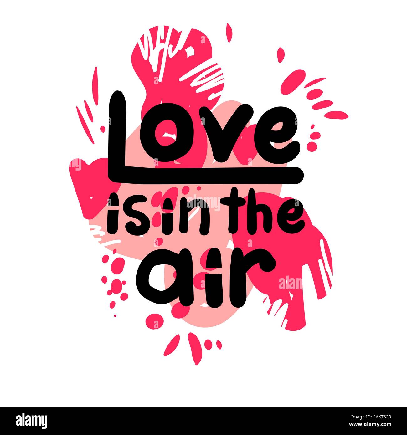 Hand drawing abstract concept love Stock Vector Image & Art - Alamy