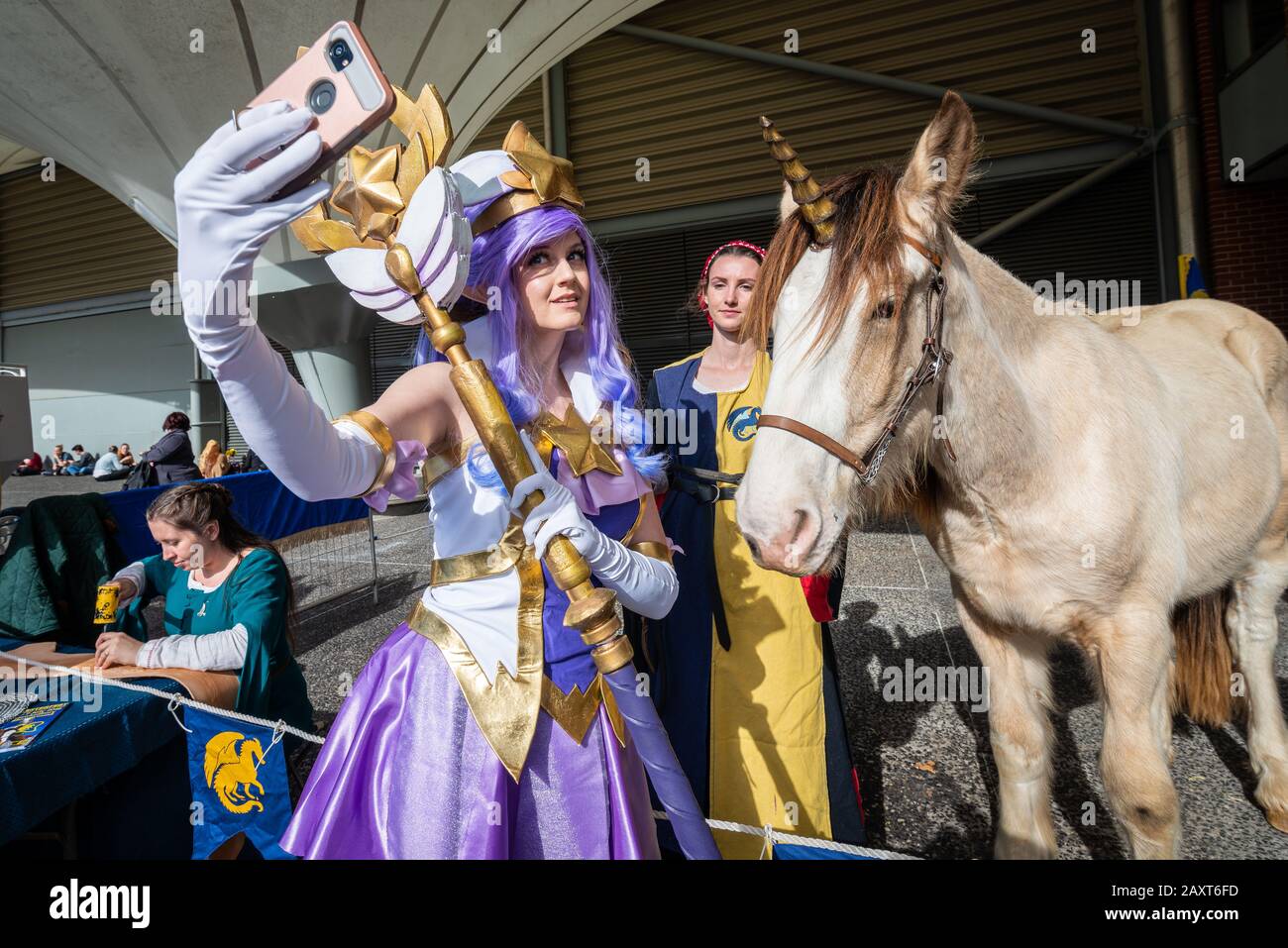 Sydney, Australia June 22, 2019: Cosplay fans gather the annual ...