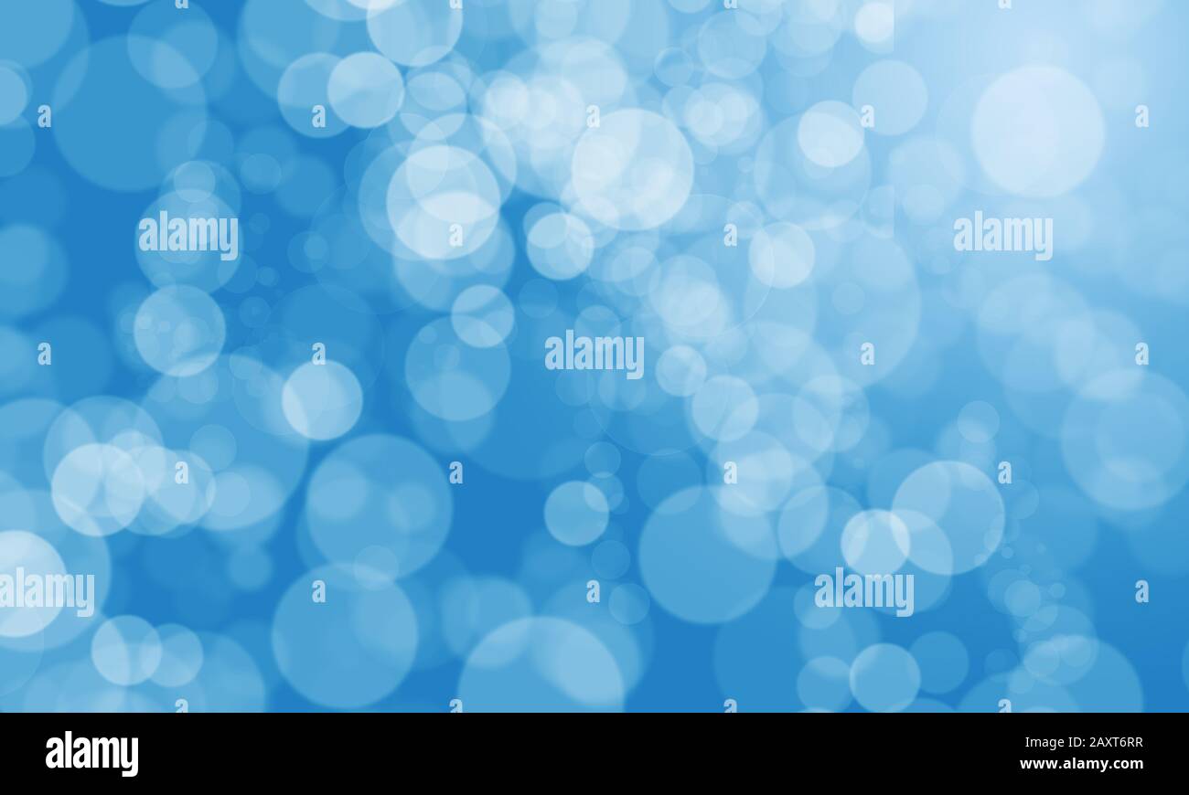abstract blurred blue color background with light bokeh Stock Photo - Alamy