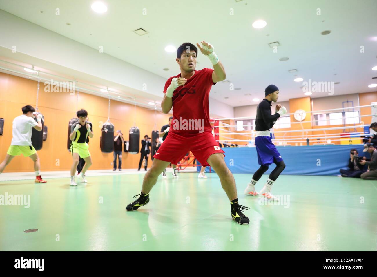 Tokyo, Japan. 13th Feb, 2020. Ren Umemura (JPN) Boxing : Training ...