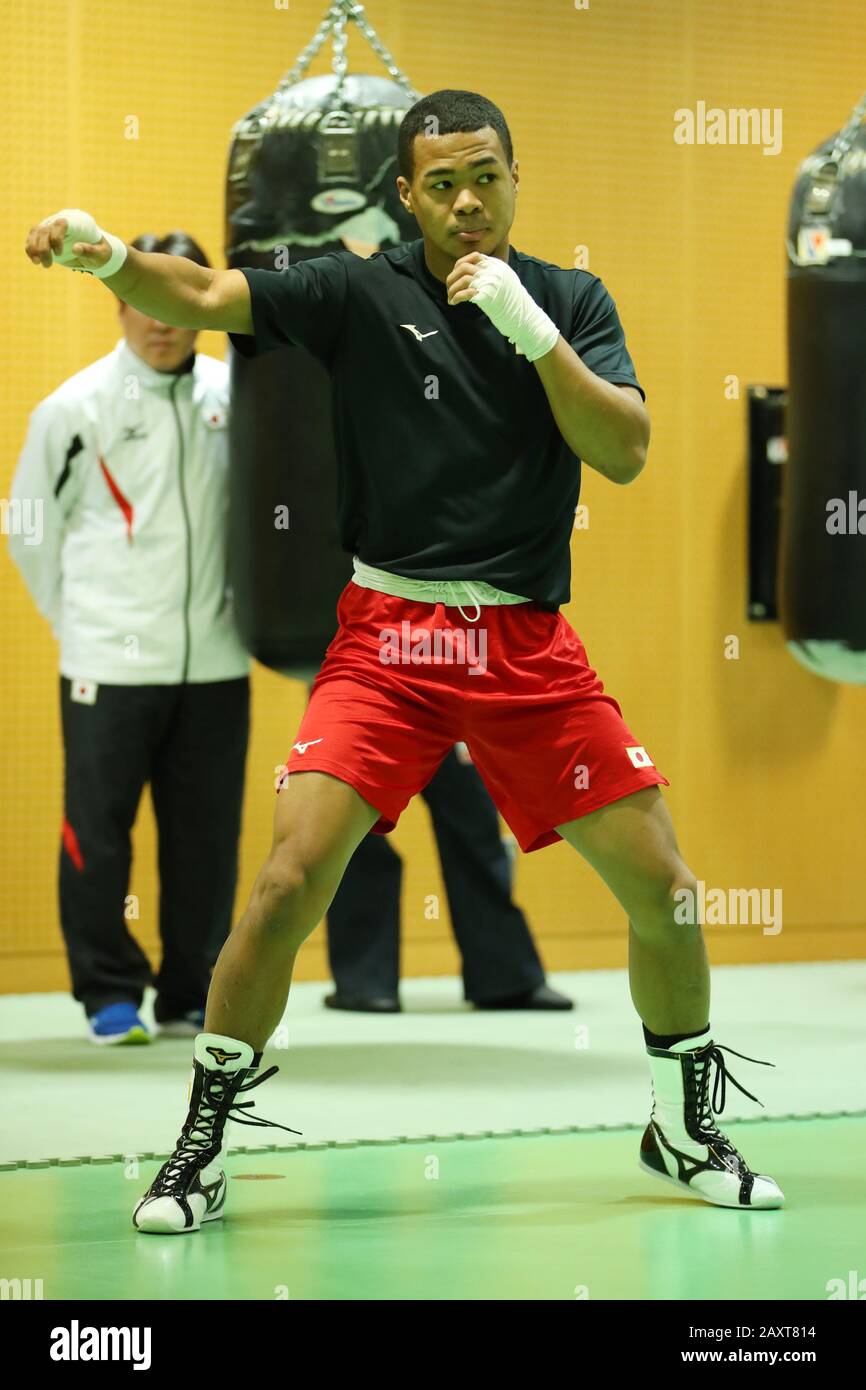 Tokyo, Japan. 13th Feb, 2020. Sewon Okazawa (JPN) Boxing : Training ...