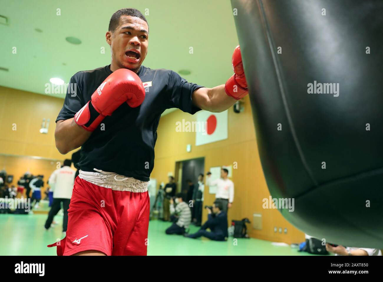 Tokyo, Japan. 13th Feb, 2020. Sewon Okazawa (JPN) Boxing : Training ...