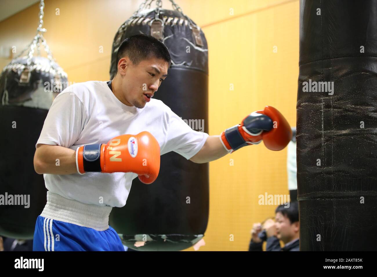 Tokyo, Japan. 13th Feb, 2020. Daisuke Narimatsu (JPN) Boxing : Training ...