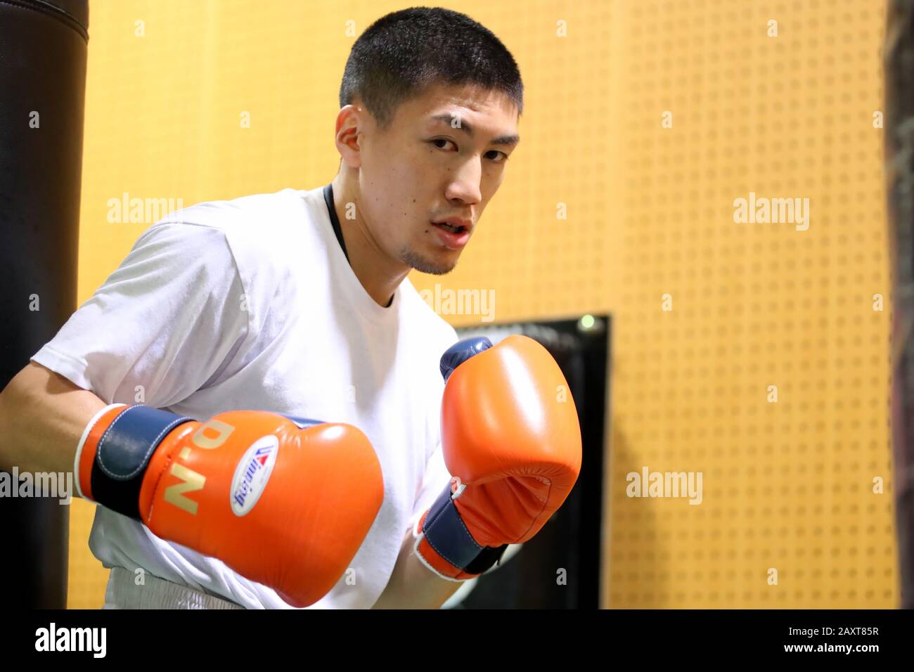 Tokyo, Japan. 13th Feb, 2020. Daisuke Narimatsu (JPN) Boxing : Training ...