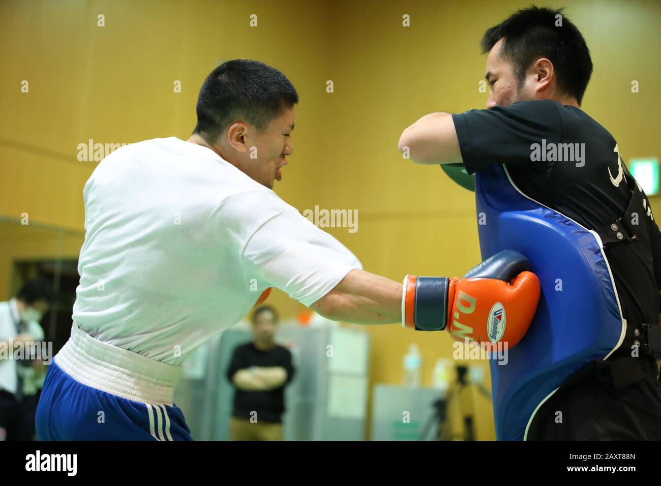 Tokyo, Japan. 13th Feb, 2020. Daisuke Narimatsu (JPN) Boxing : Training ...