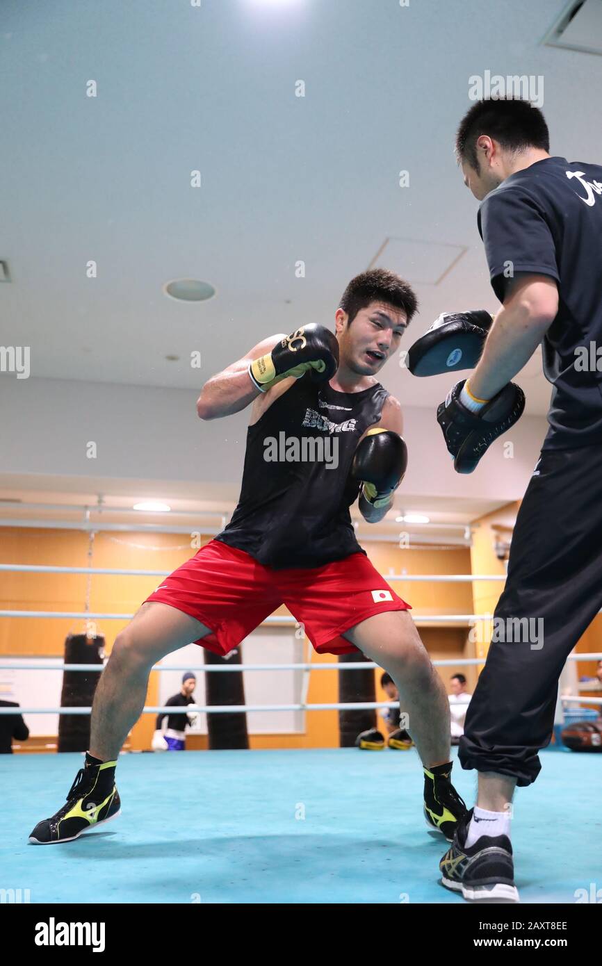 Tokyo, Japan. 13th Feb, 2020. Ren Umemura (JPN) Boxing : Training ...