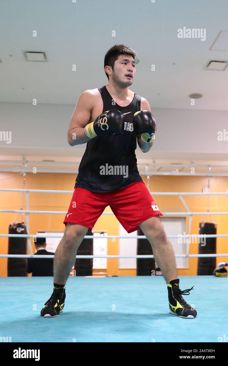 Tokyo, Japan. 13th Feb, 2020. Ren Umemura (JPN) Boxing : Training ...