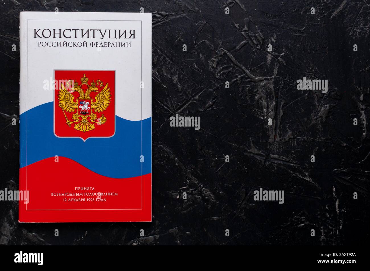 Kazan, Russia-January, 20, 2020.The Constitution is the basic law of ...