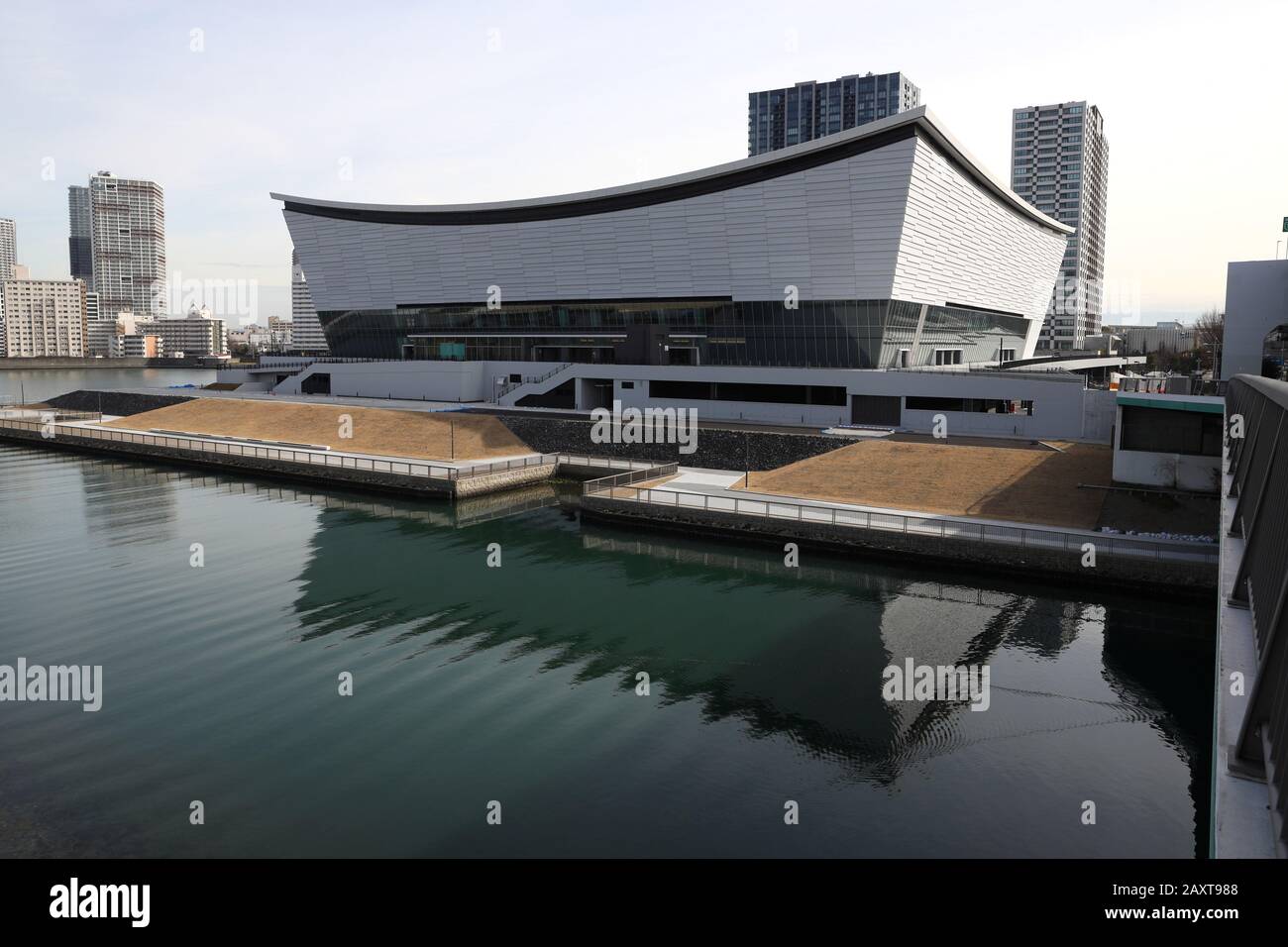 FEBRUARY 7, 2020 : Ariake Arena, a venue for Volleyball at the Tokyo ...