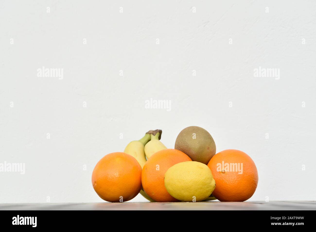 Mediterranean diet, fruits and citrus with many vitamins Stock Photo ...