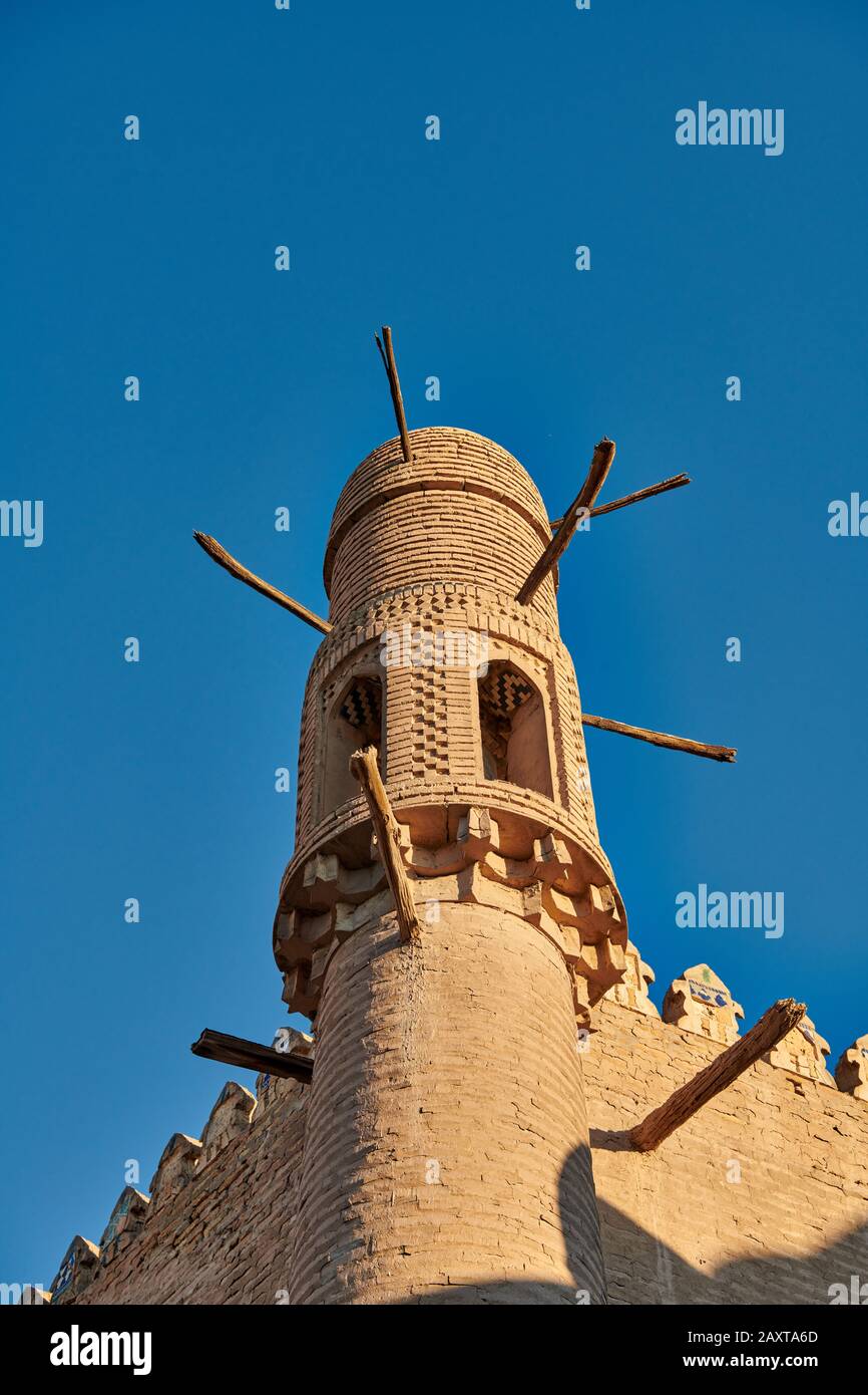 Aussendetail des Tasch-Hauli-Palast, Ichan Qalʼа, Chiwa, Usbekistan ...