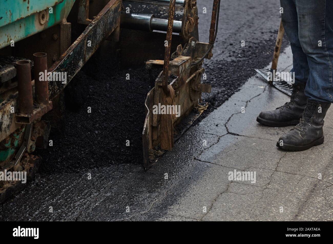 Road construction tools hi-res stock photography and images - Alamy