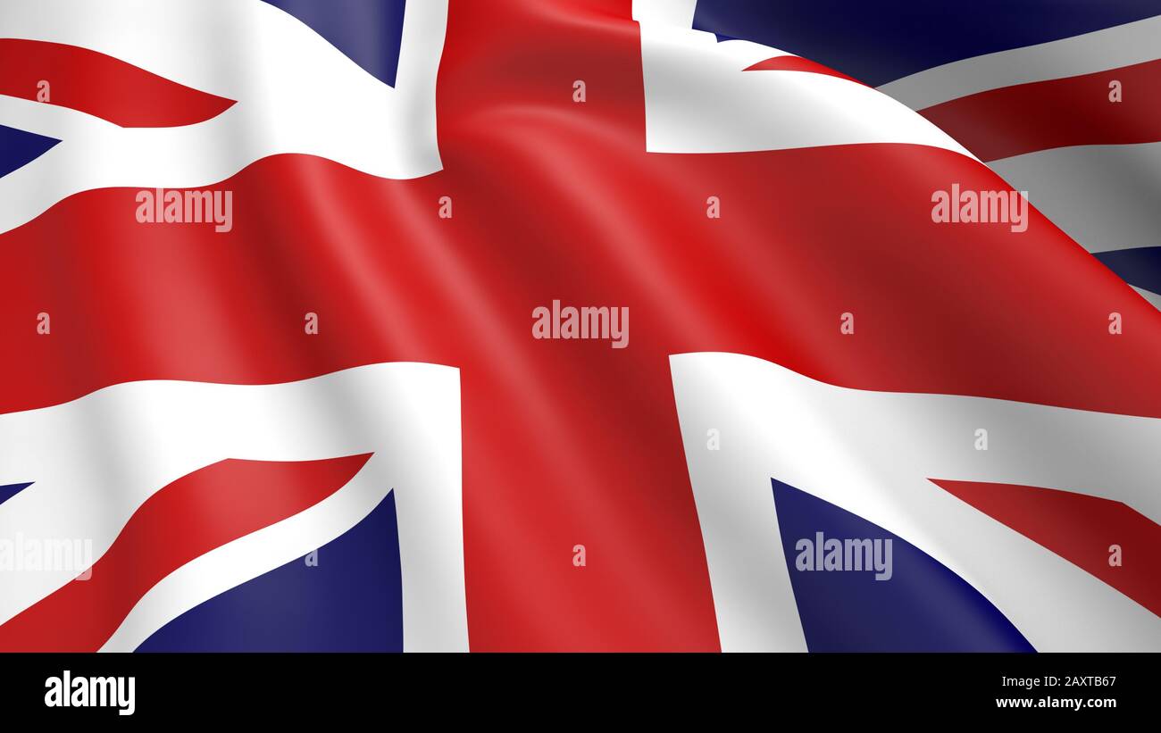 Wavy union jack hi-res stock photography and images - Alamy