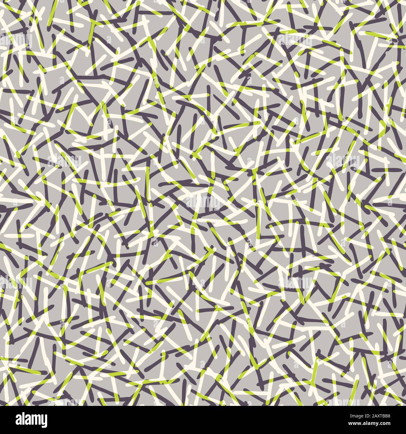 Abstract Grey,Lemon Yellow Hand-Drawn Irregular Triangles Fractal Texture Vector Seamless ...