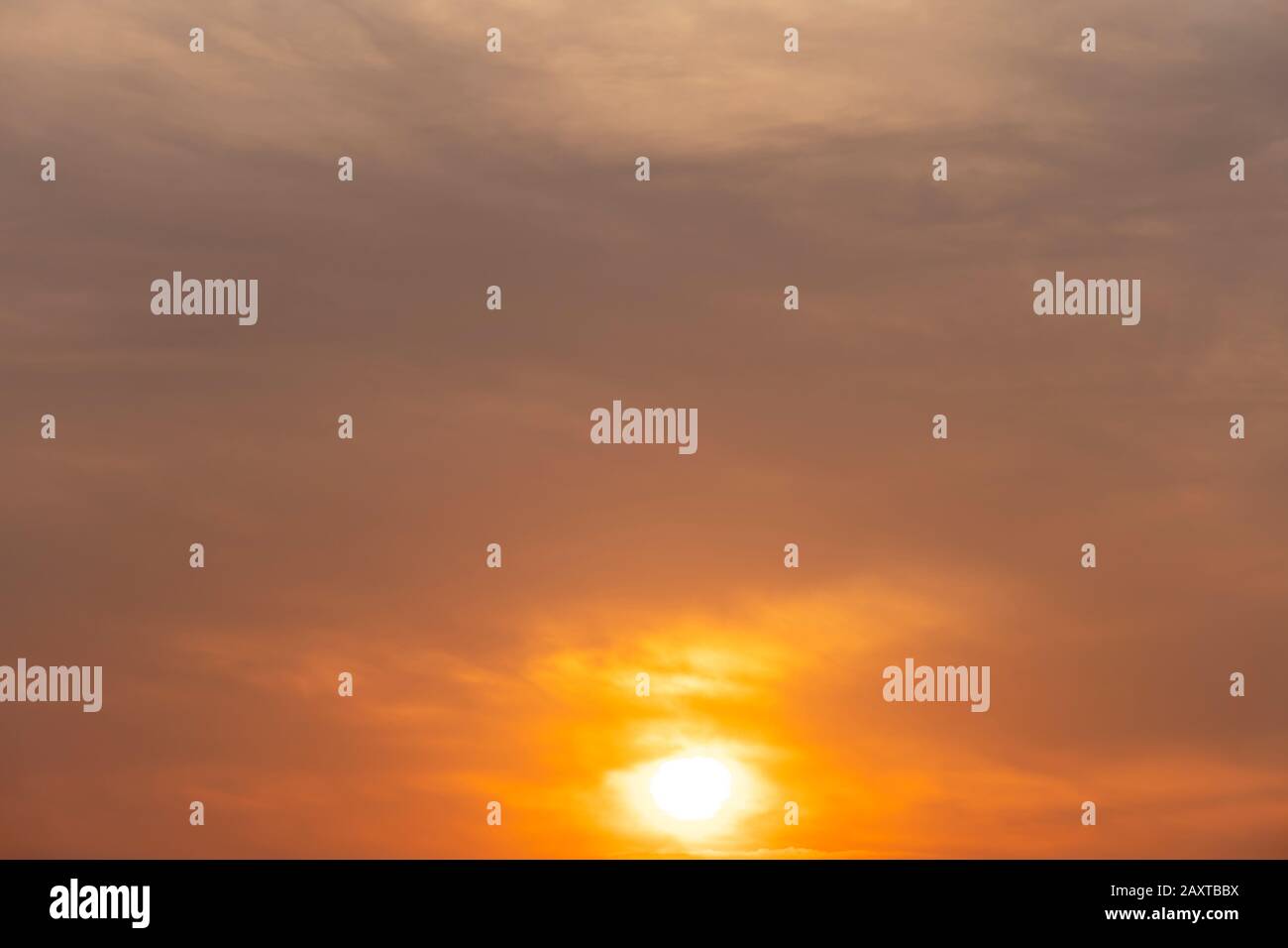 Beautiful sunset on nature background hi-res stock photography and ...